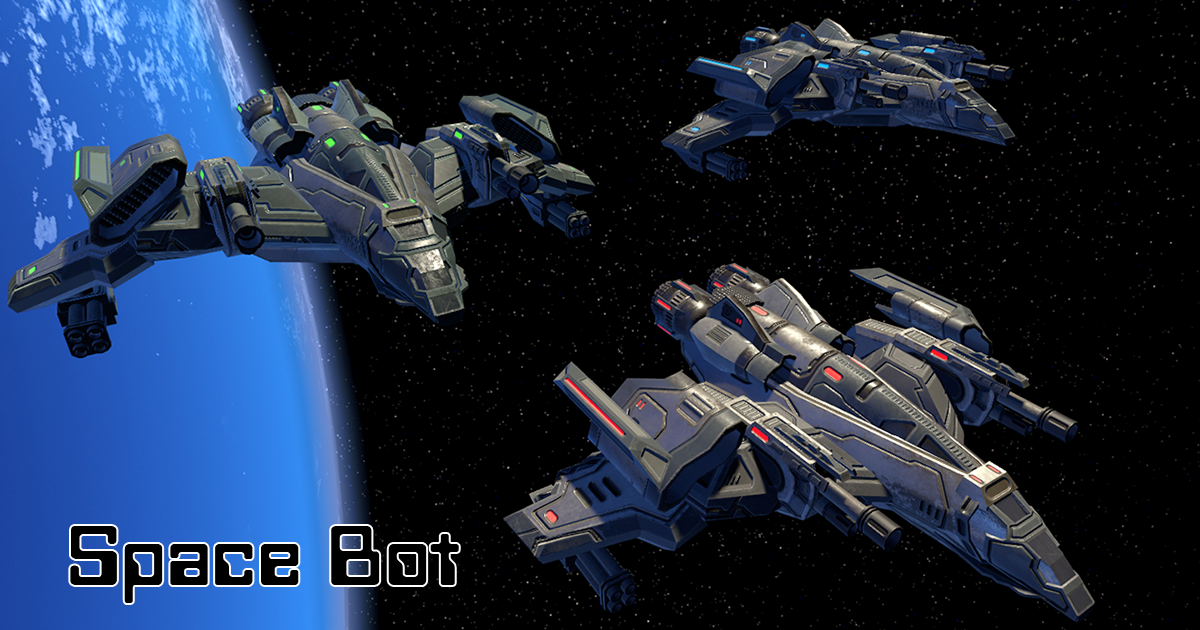 Sci-Fi Space Bot | 3D Space | Unity Asset Store