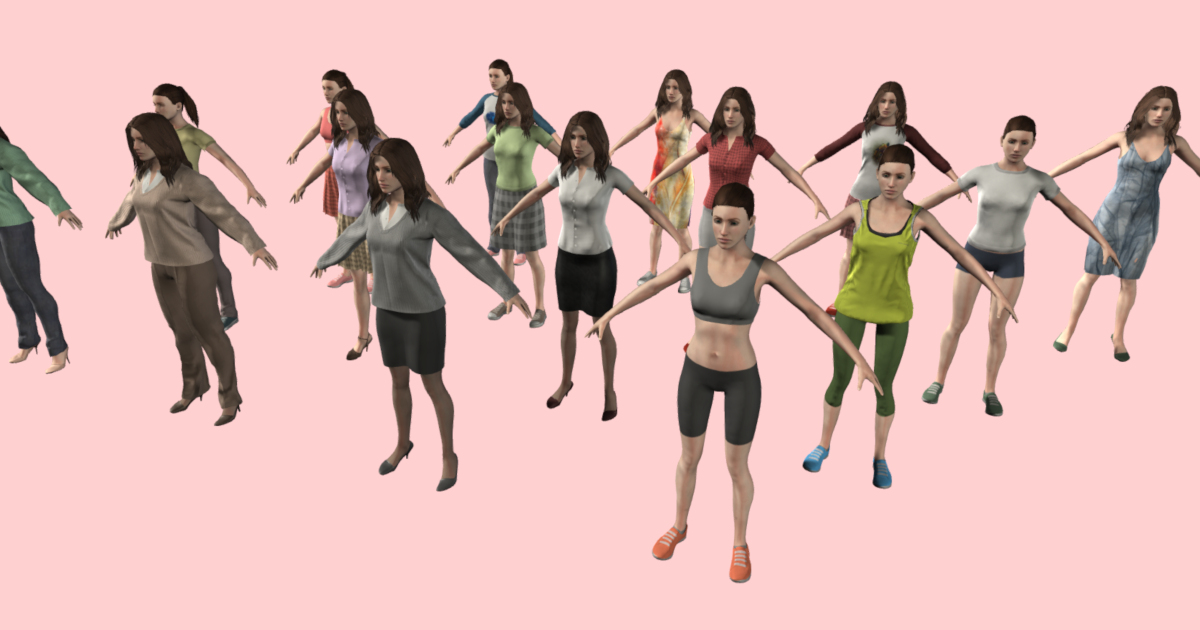 Modern Clothing Pack for o3n Female | 3D Characters | Unity Asset Store