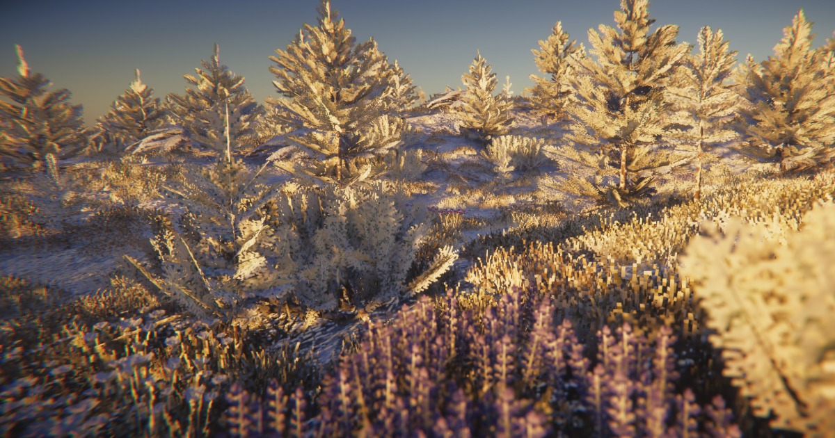 Stylized Winter Pine Forest Environment | 3D Environments | Unity Asset ...