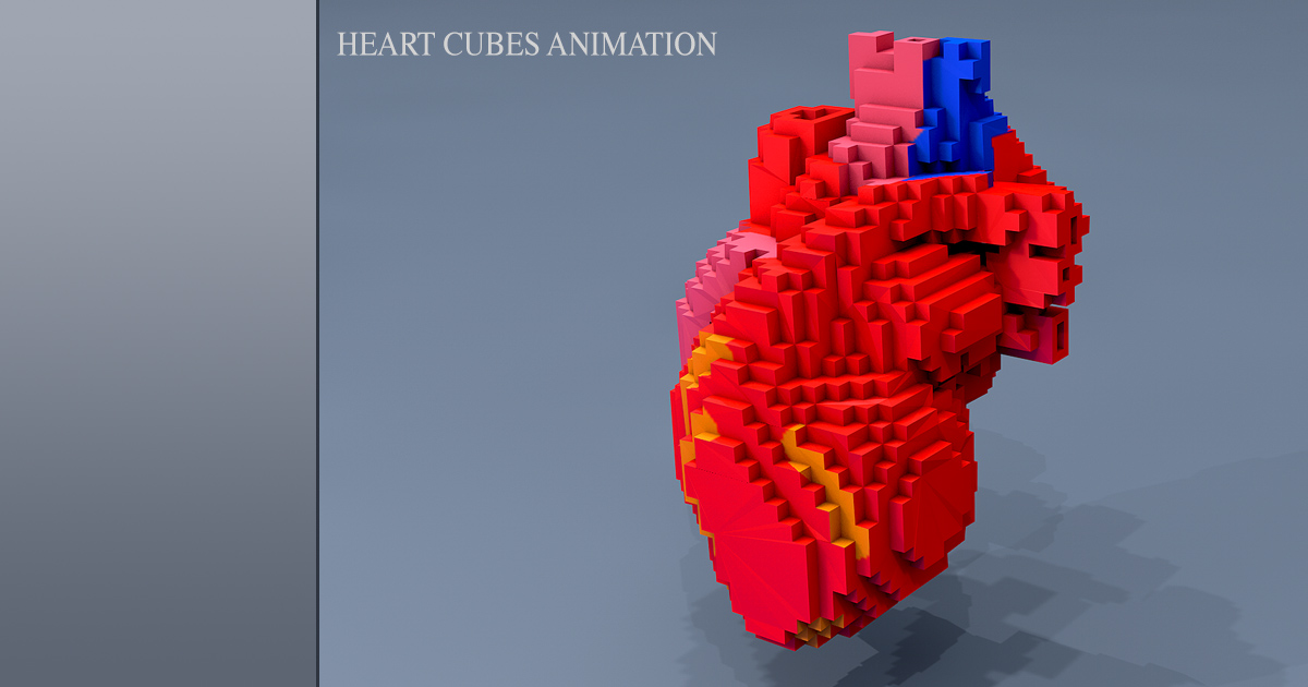 Heart Cubes (cardiac cycle) | 3D Characters | Unity Asset Store