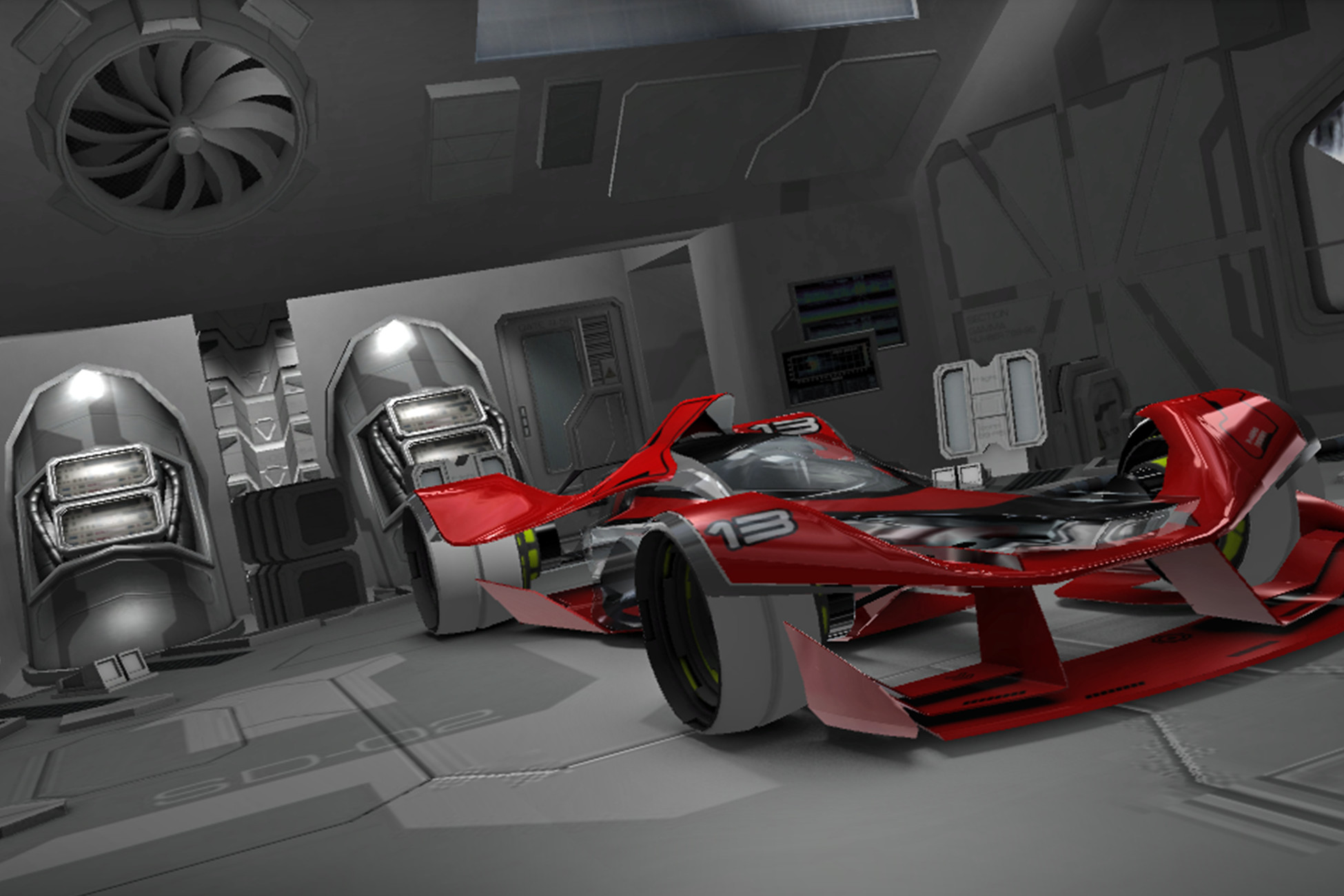 Sci-Fi garage | 3D Land | Unity Asset Store