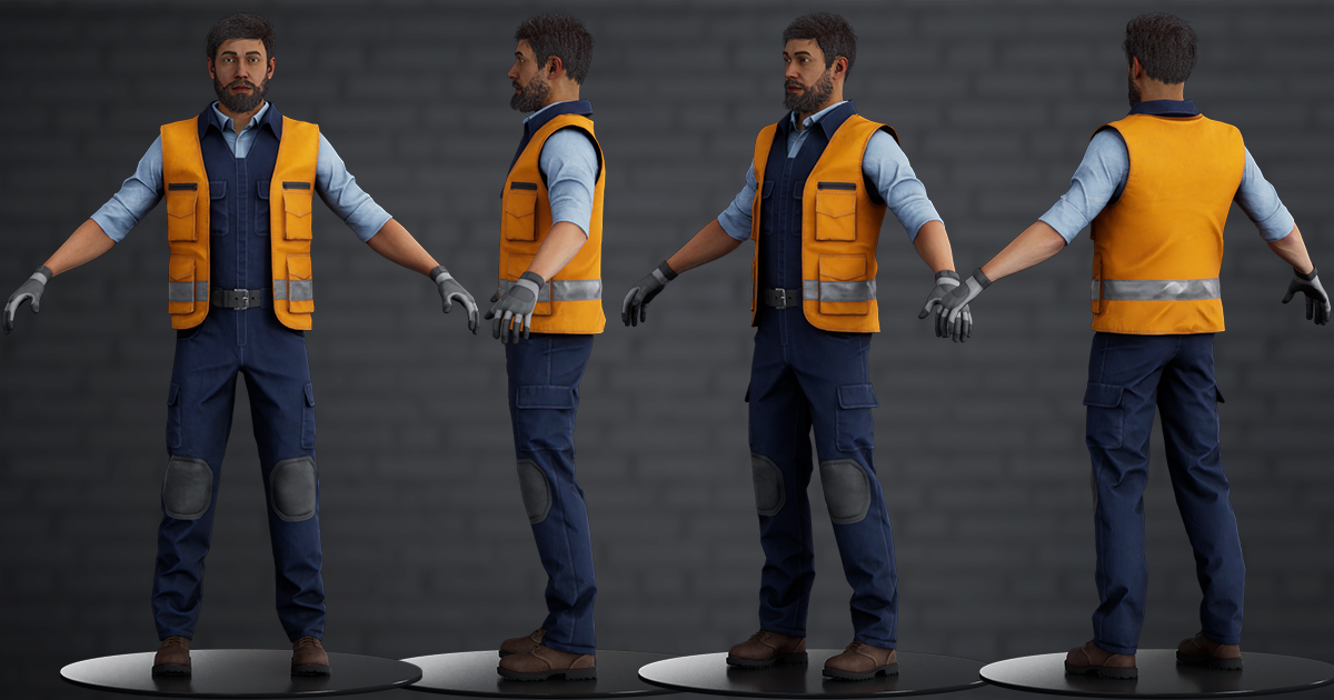 Worker 5 | Characters | Unity Asset Store