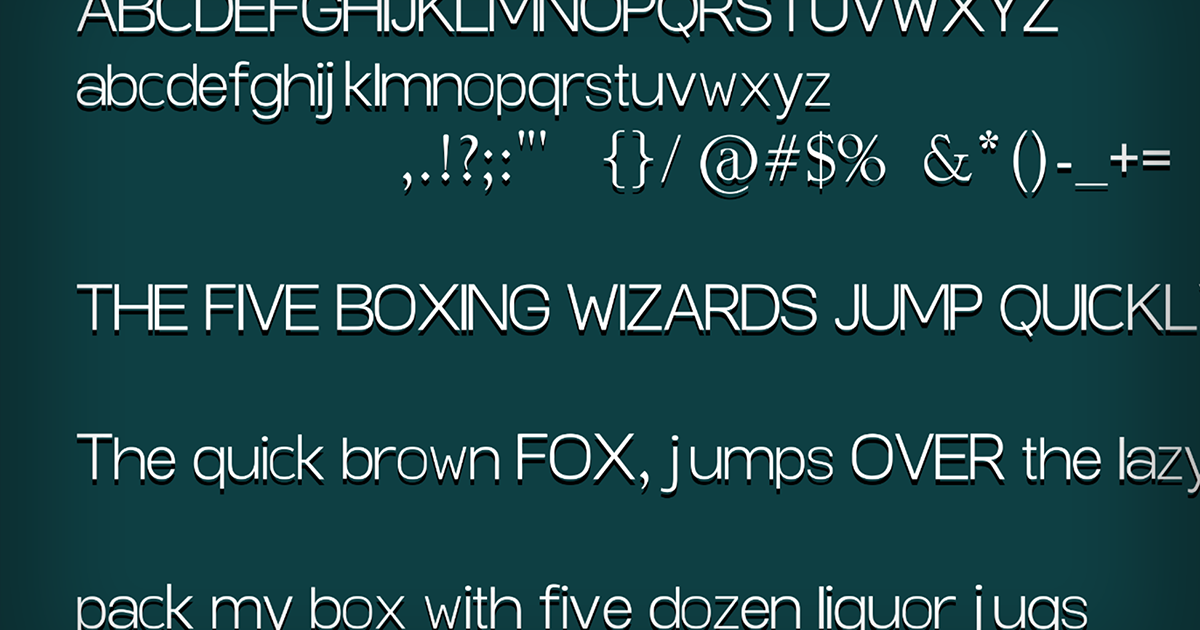 Modern Font | 2D Fonts | Unity Asset Store