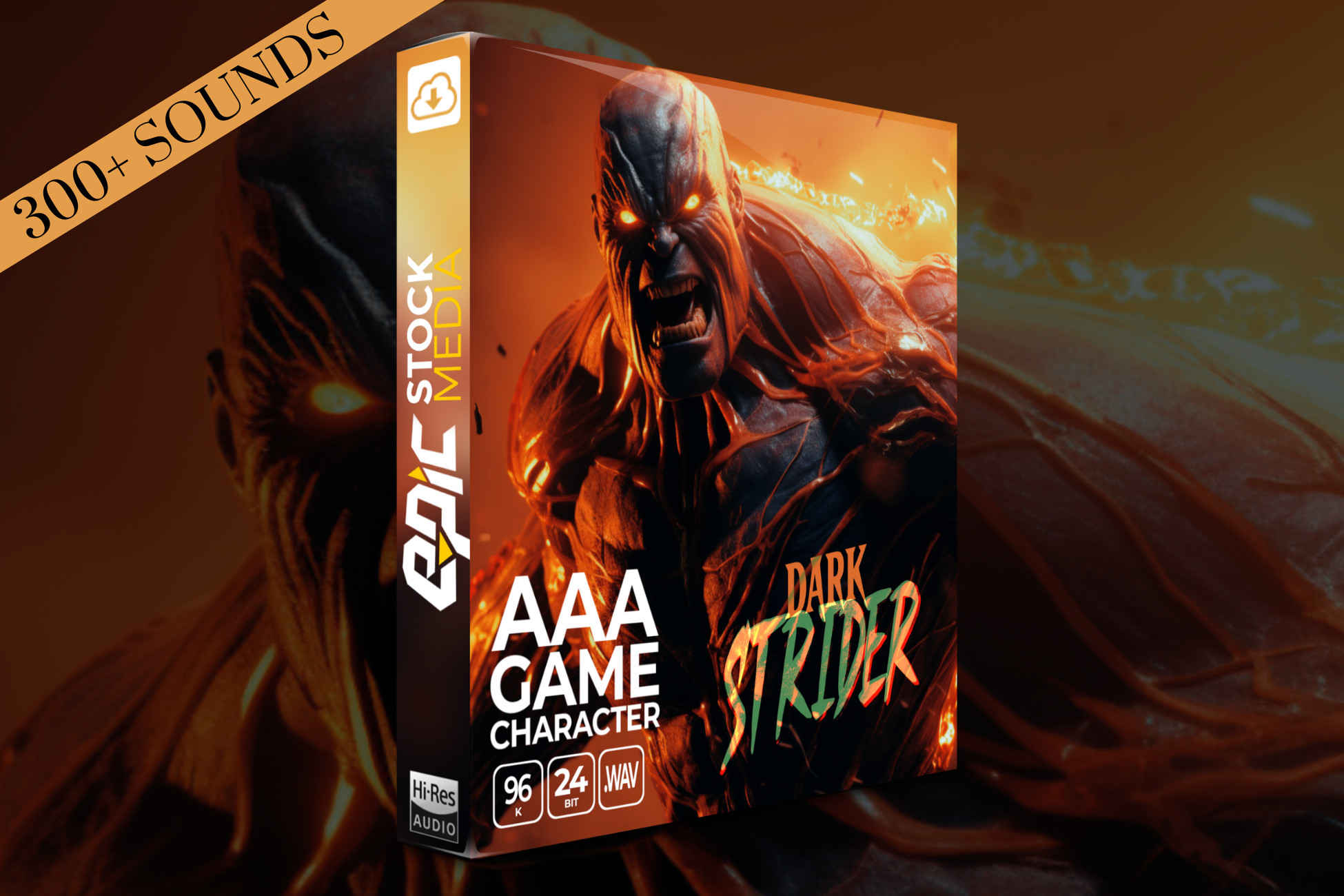 AAA Game Character Dark Strider | Voices Sound FX | Unity Asset Store