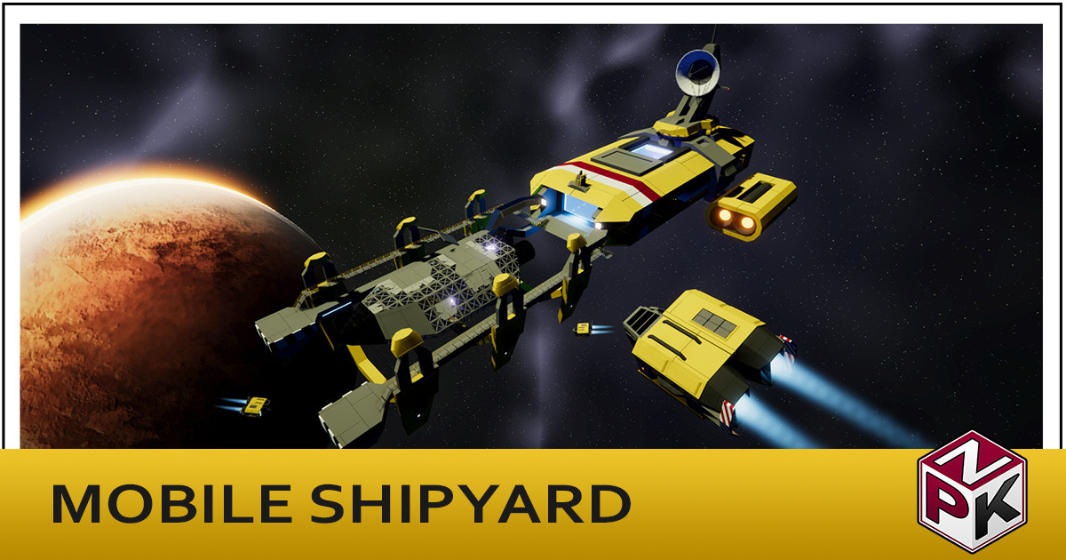 Scifi lowpoly mobile shipyard | 3D Space | Unity Asset Store