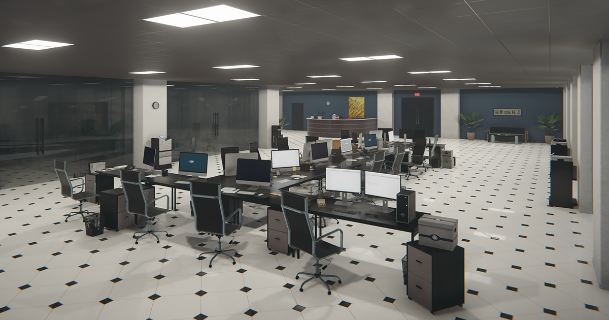 QA Office and Security Room | 3D Urban | Unity Asset Store