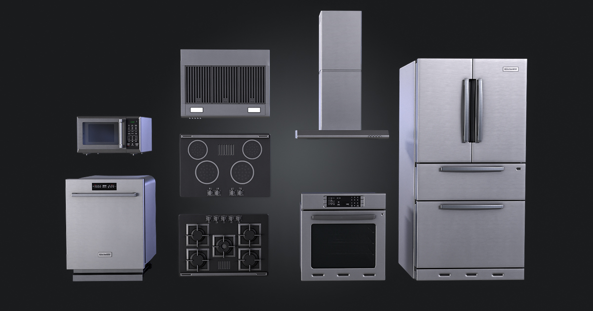 PBR Asset - Kitchen Pack Vol. 3 | 3D Electronics | Unity Asset Store