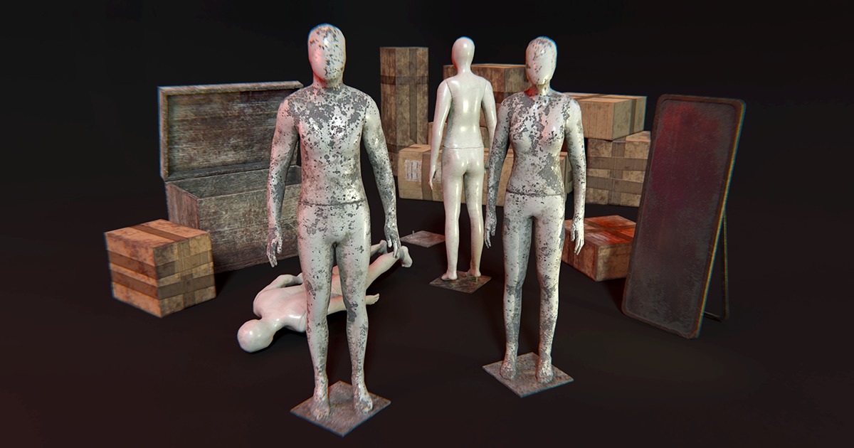 Horror Store Props | 3D Interior | Unity Asset Store