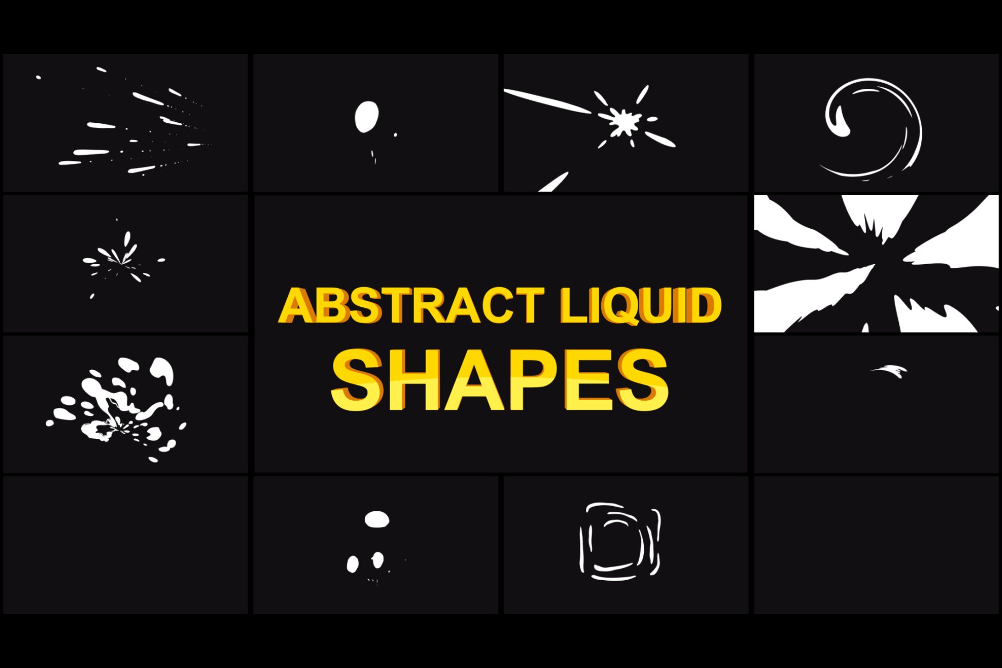 2D Abstract Liquid Shapes | VFX | Unity Asset Store