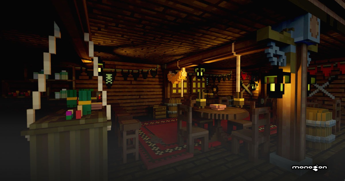 Voxel Pirate Boat Interior - 3D pixel art - monogon | 3D Environments ...