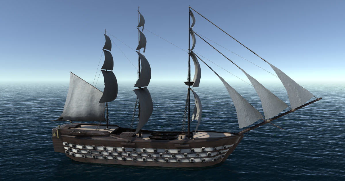 Ships of the Line | 3D Sea | Unity Asset Store
