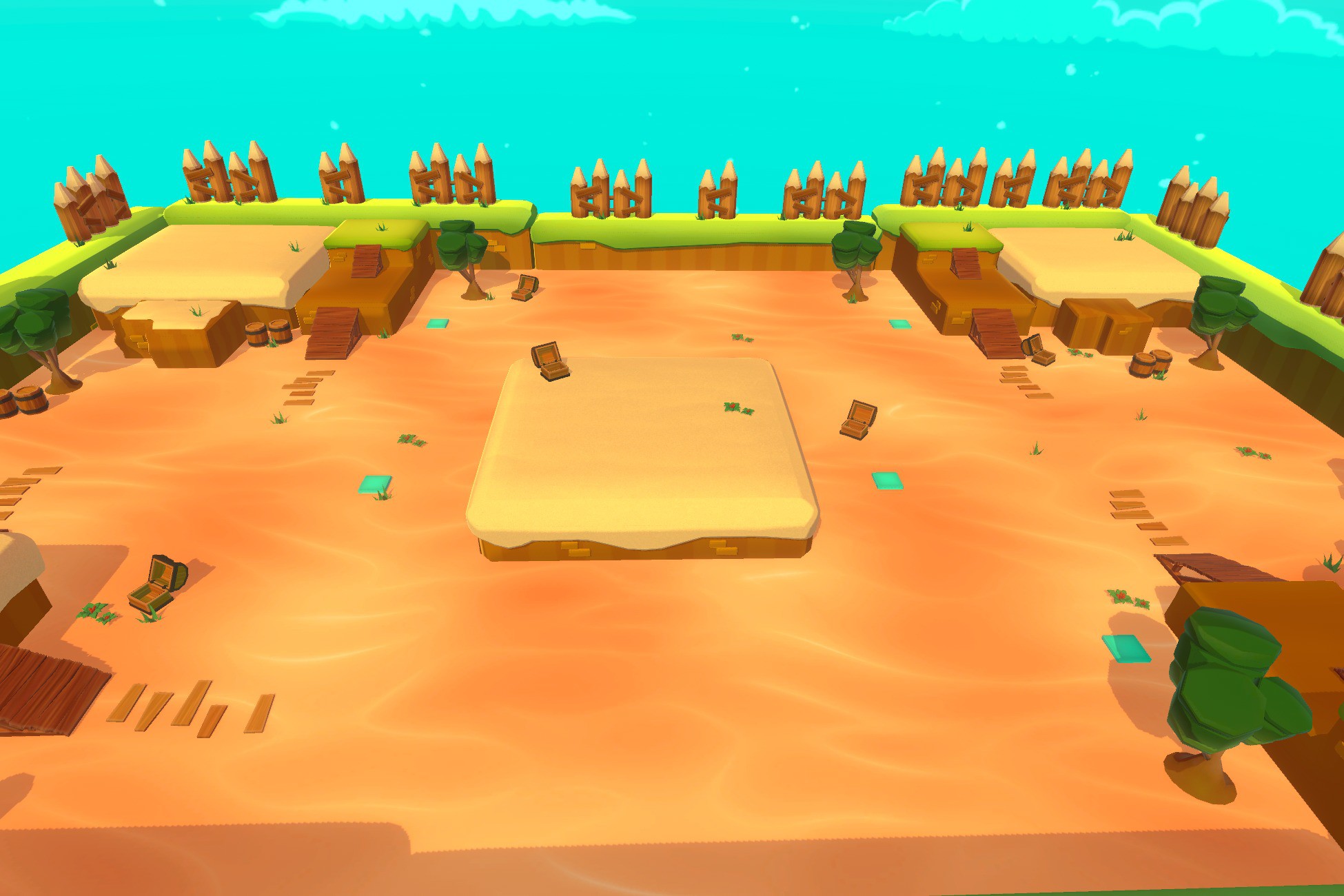 Stylized Low Super Cute Poly Battle Arena | 3D Environments | Unity ...