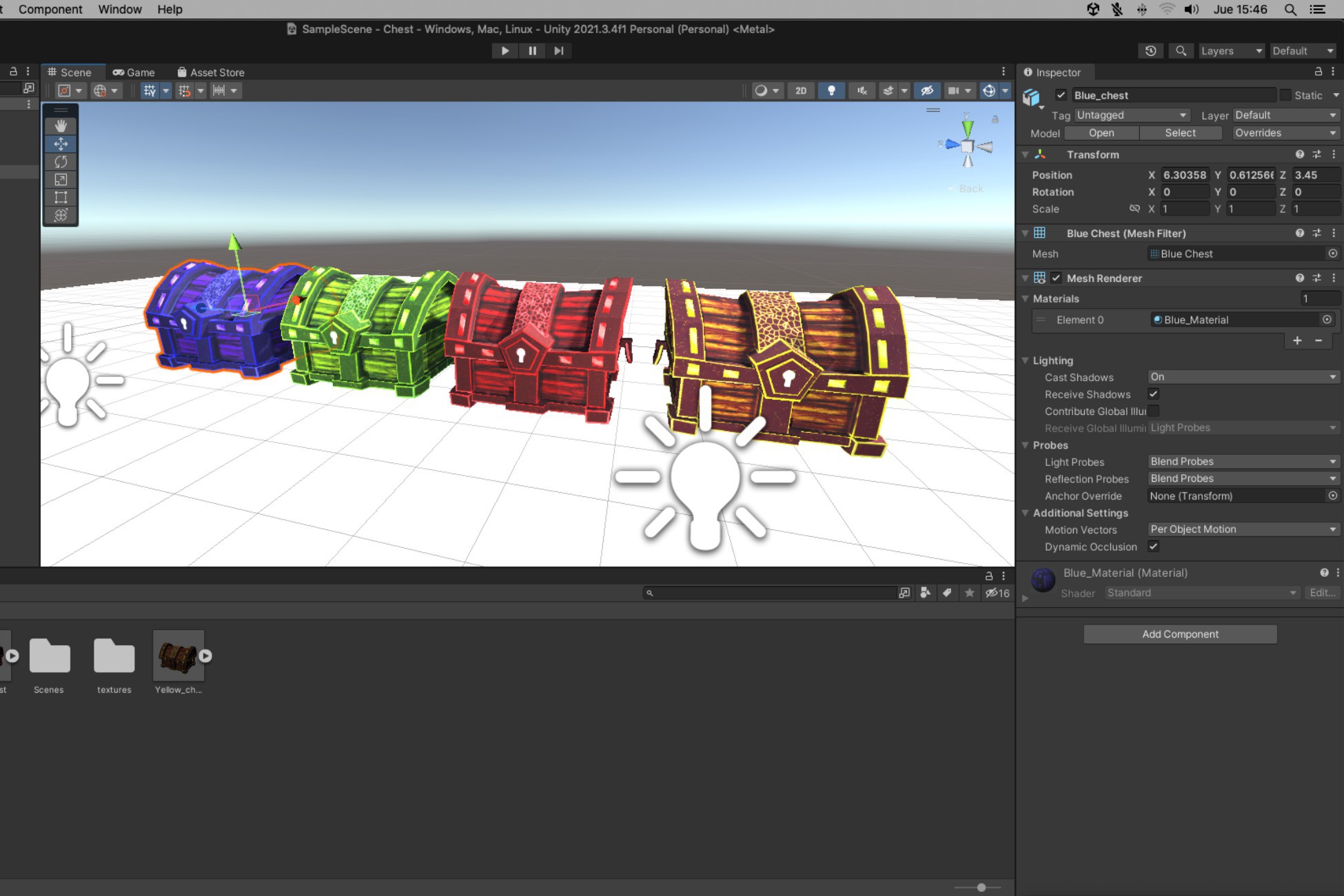 HandPainted Chest | 3D 小道具 | Unity Asset Store
