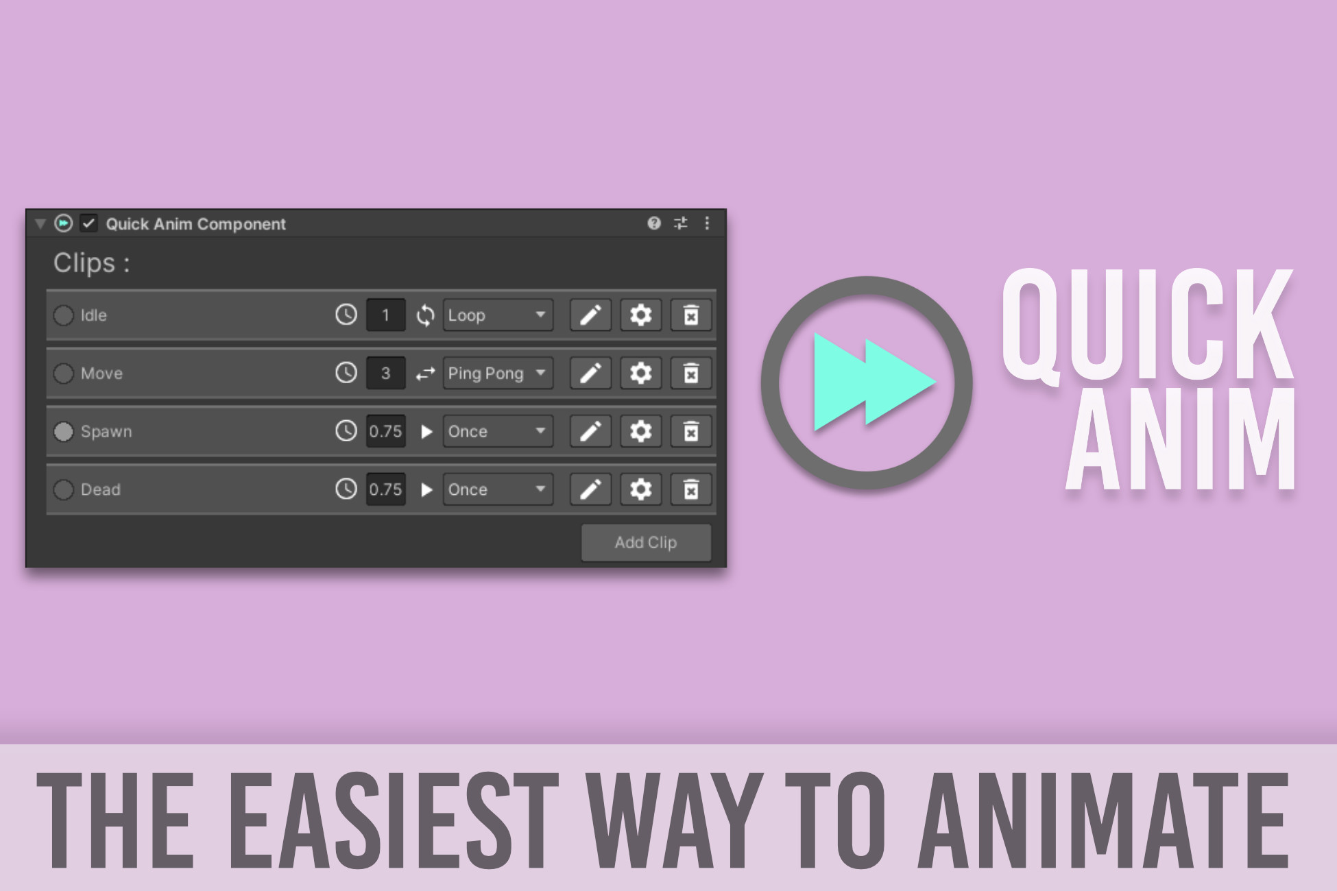 Quick Anim | Animation Tools | Unity Asset Store