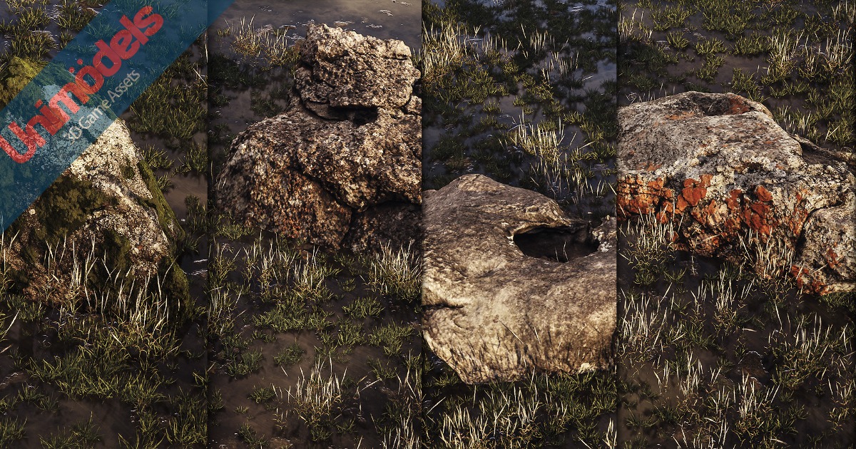 RiverRocks_Vol_6 | 3D Props | Unity Asset Store