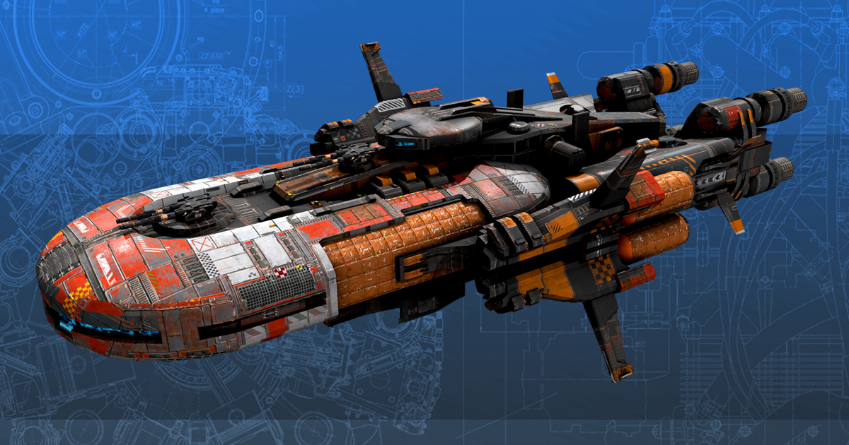 Smuggler Destroyer SM7 | 3D Space | Unity Asset Store