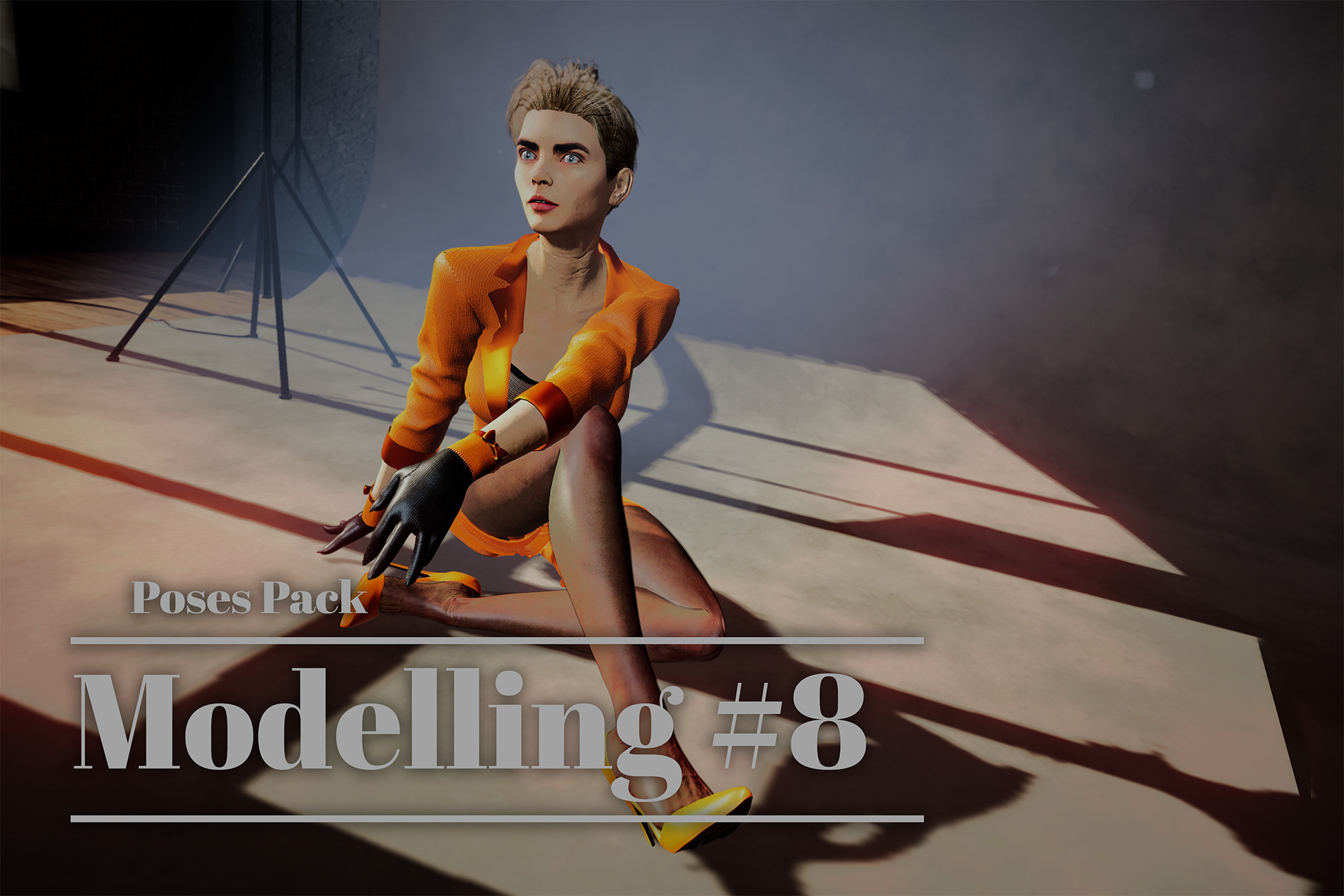 Poses Pack: Modelling Pin-up #8 | 3D 애니메이션 | Unity Asset Store