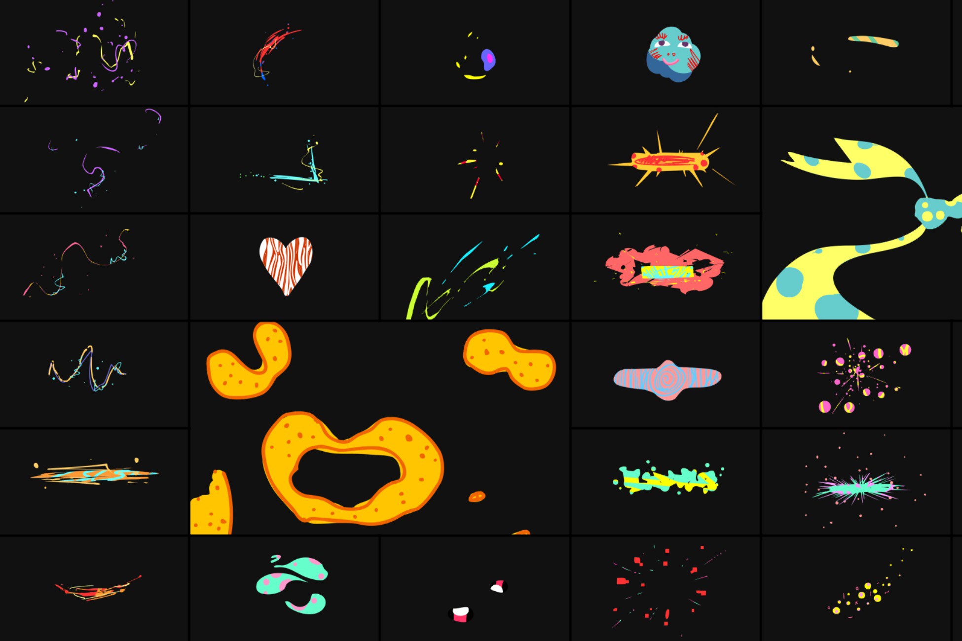 Abstract Animations Pack | 2D 텍스처 및 소재 | Unity Asset Store