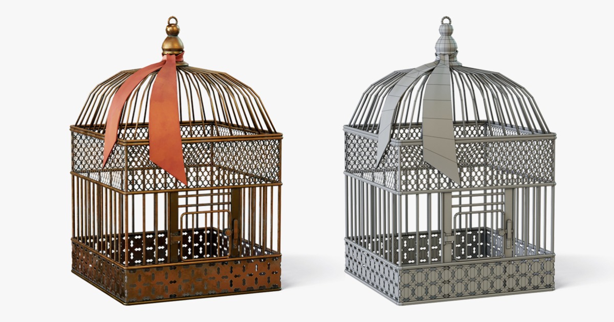 Birdcage Flapper Style | 3D 가구 | Unity Asset Store