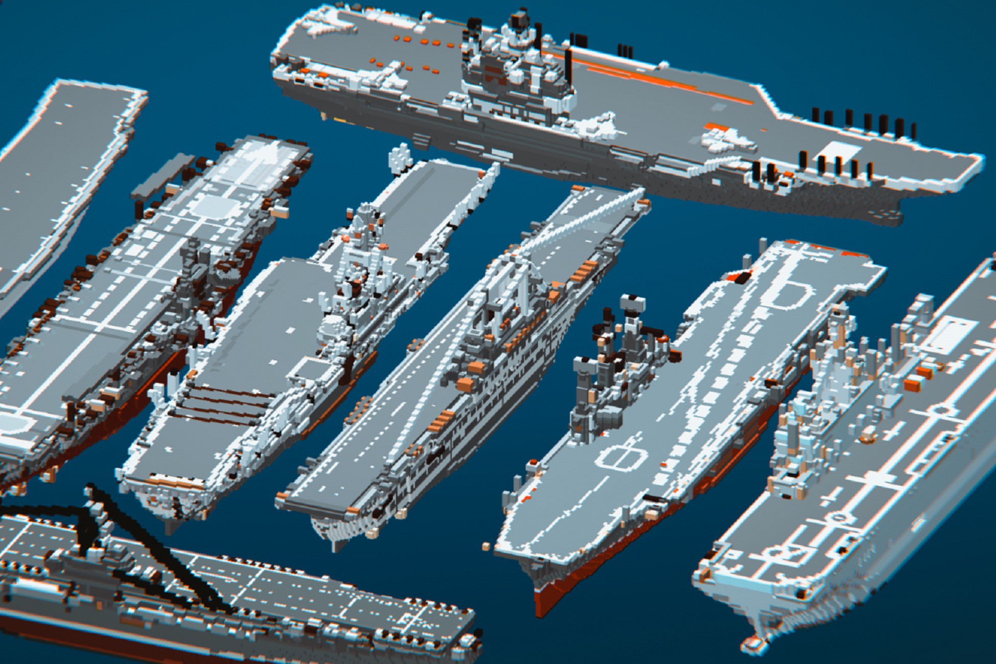 3D Aircraft Carriers Collection | 3D 해상 | Unity Asset Store