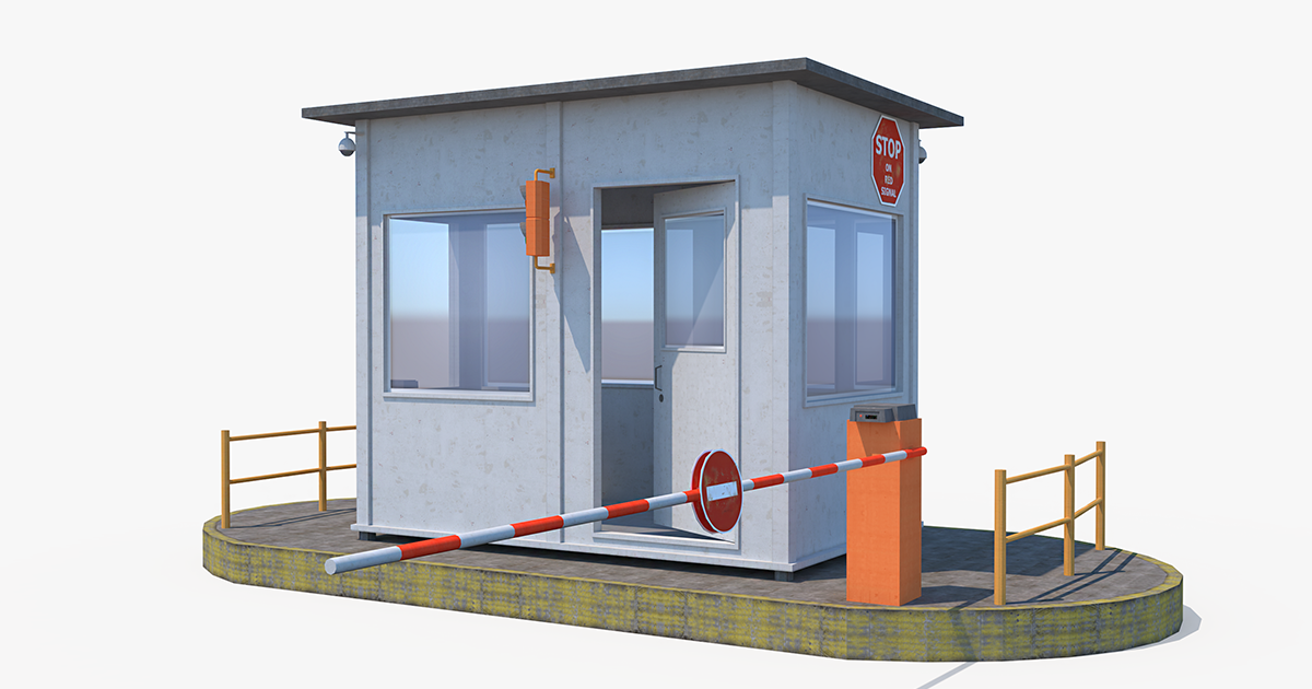 Security Booth | 3D Urban | Unity Asset Store