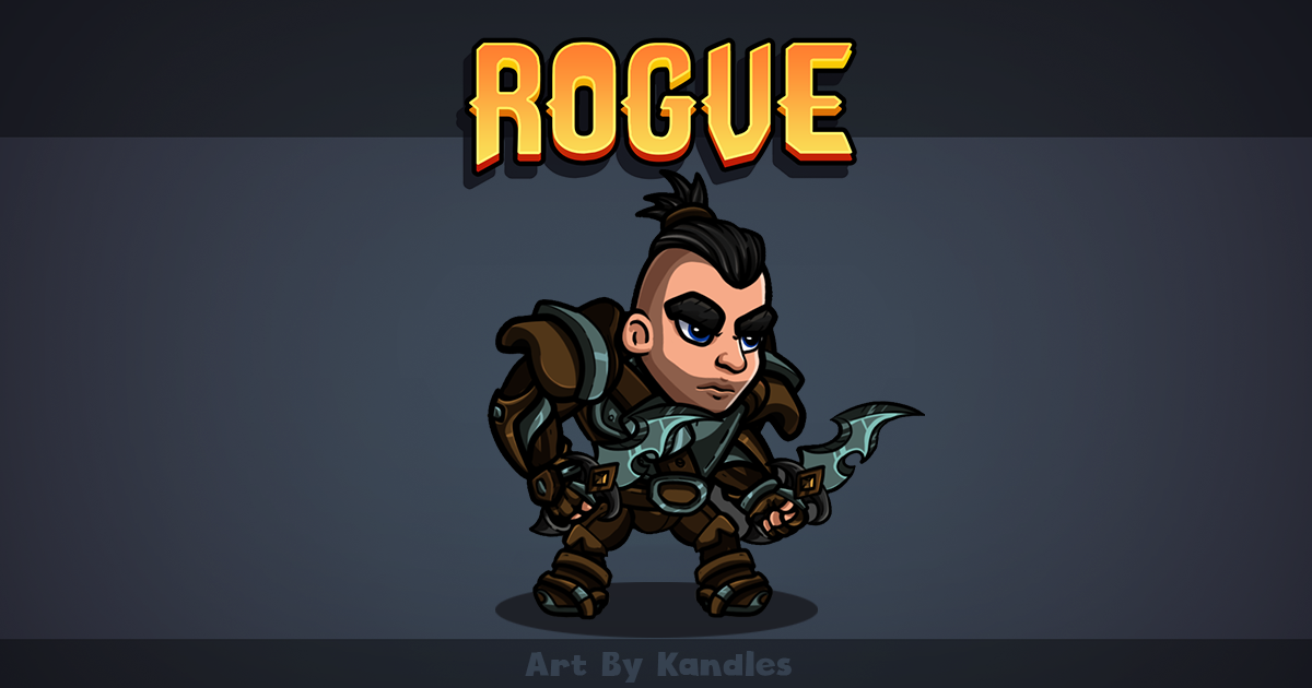 Human Rogue | 2D Characters | Unity Asset Store