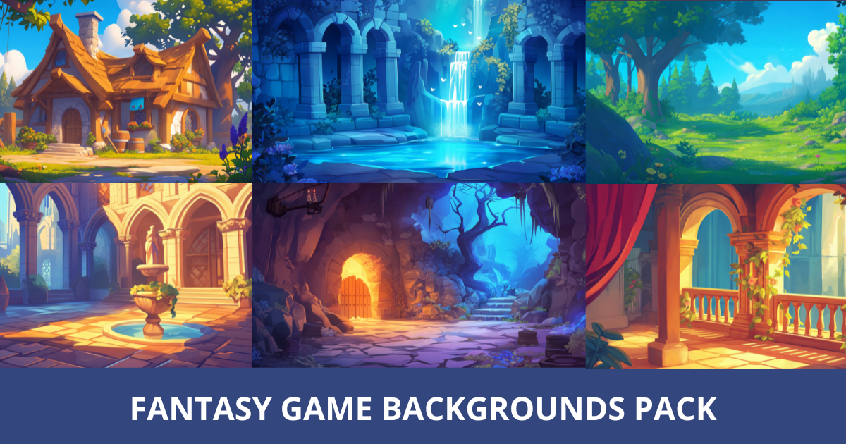 Fantasy Game Backgrounds Pack - 100+ High-Resolution 2D Scenes | 2D ...
