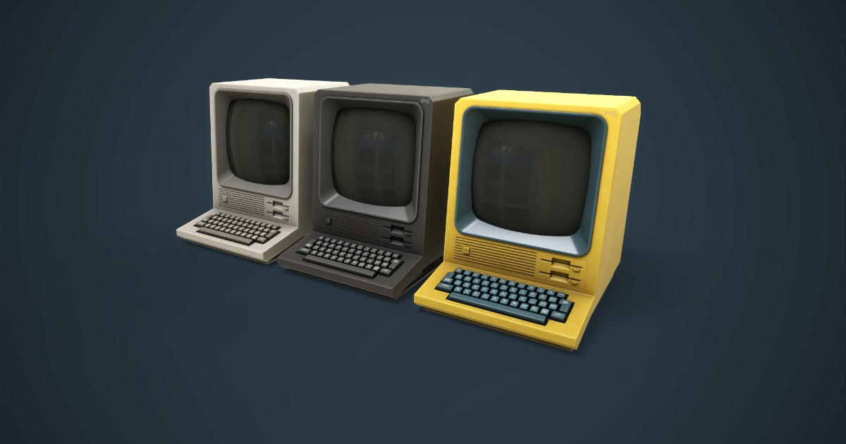 Retro Terminal | 3D Electronics | Unity Asset Store
