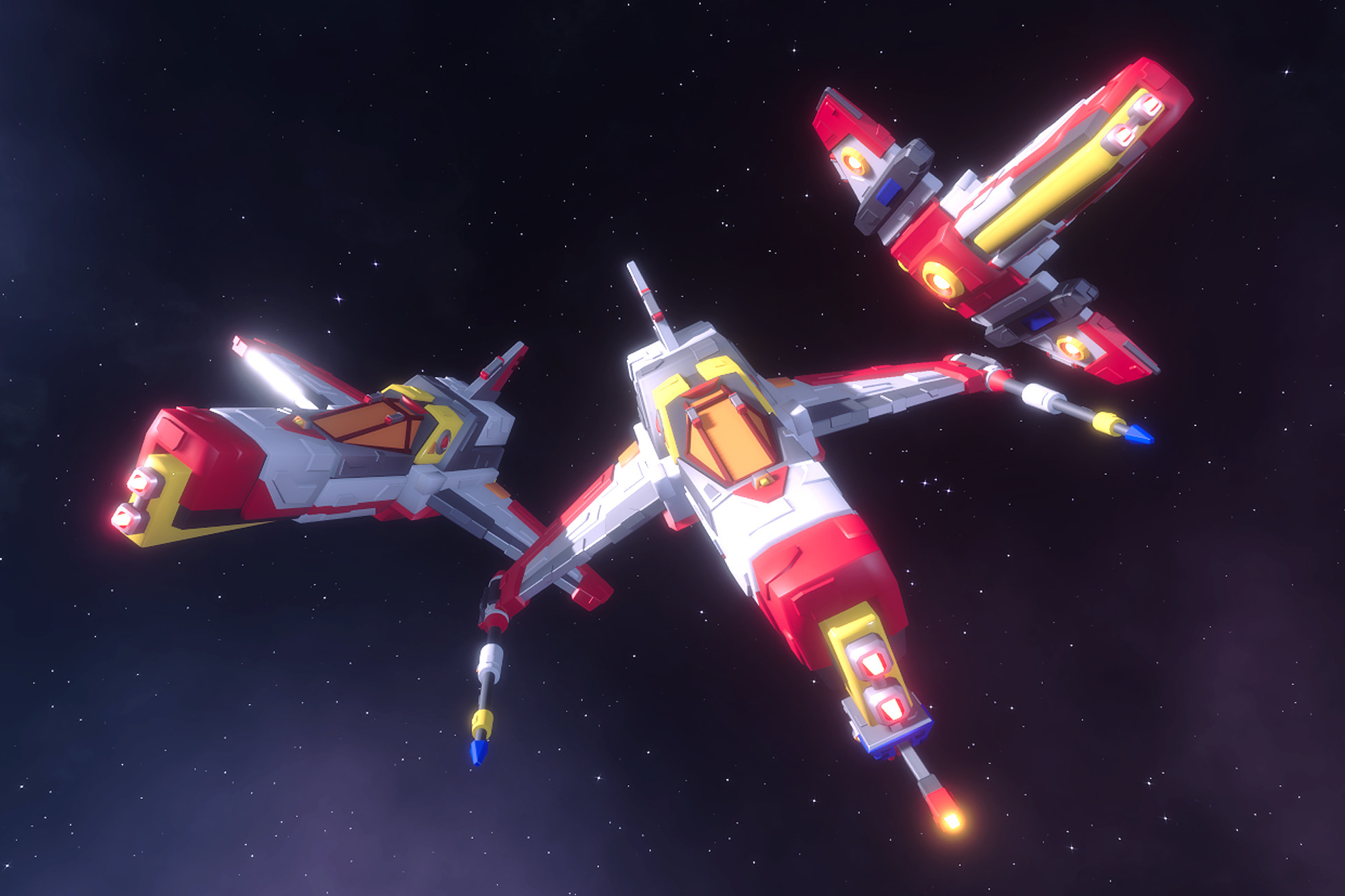 Sci-Fi Space Fighter PBR | 3D Space | Unity Asset Store