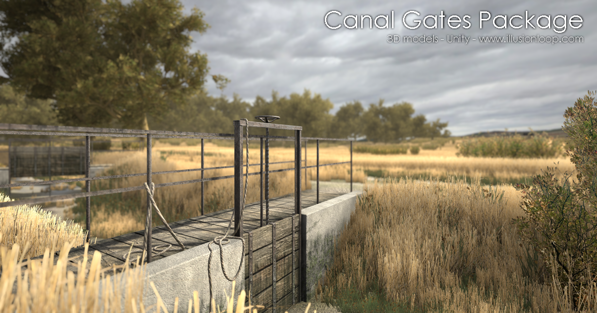 Canal Gates | 3D 외부소품 | Unity Asset Store