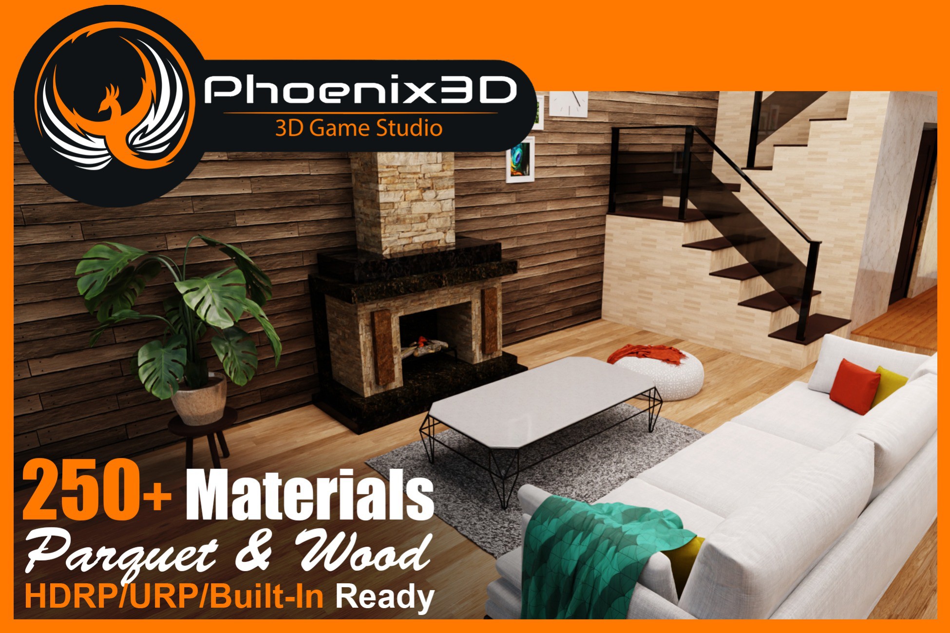 P3D: Indoor Design 4 (250+ Parquet & Wood Textures) | 2D Tiles | Unity ...