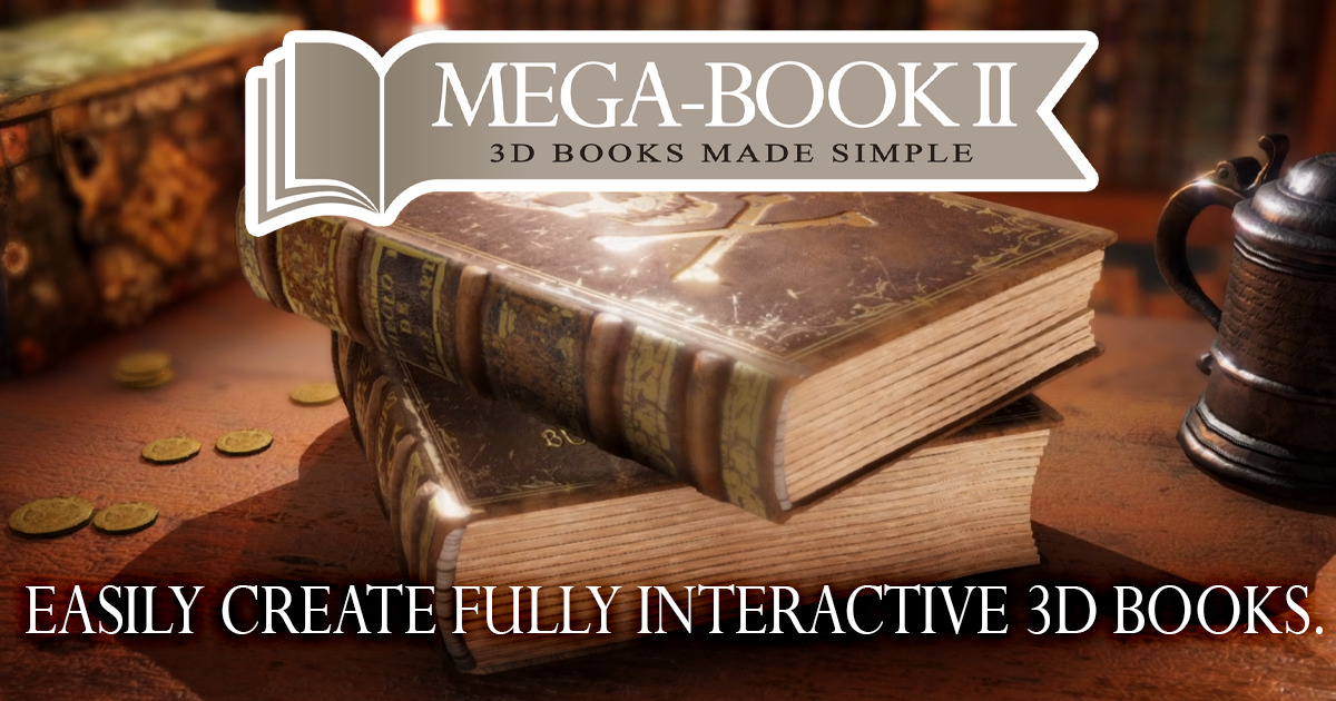 MegaBook 2 | Modeling | Unity Asset Store