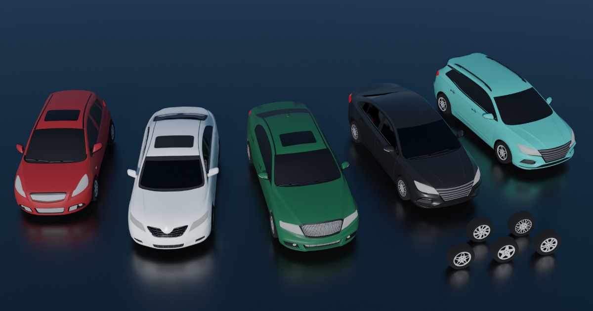 City Traffic Cars Pack - Mobile Ready Vehicles | 3D Land | Unity Asset ...