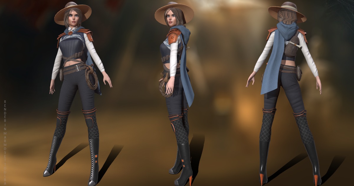 Adventure girl | 3D Humanoids | Unity Asset Store