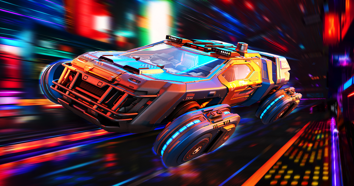 CYBERPUNK - Modular Flying Car | 3D Vehicles | Unity Asset Store