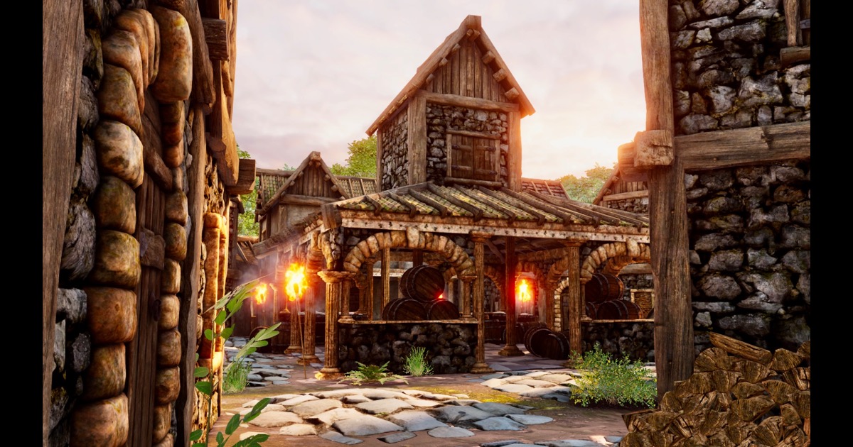 Modular Roman Housing Kit | 3D Fantasy | Unity Asset Store