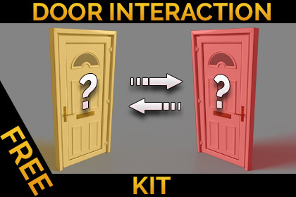 Door Interaction Kit - FREE | Unity AssetStore Price down information