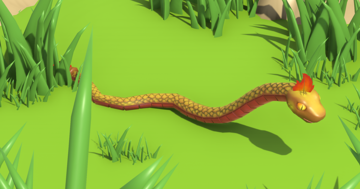 Snake - Casual Fantasy | 3D Creatures | Unity Asset Store