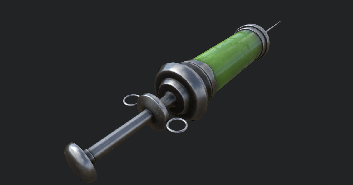 The Poisoned syringe | 3D Props | Unity Asset Store