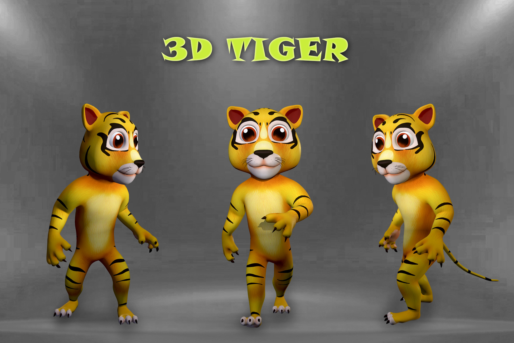 Humanoid Cartoon Tiger Pack | 3D Humanoids | Unity Asset Store