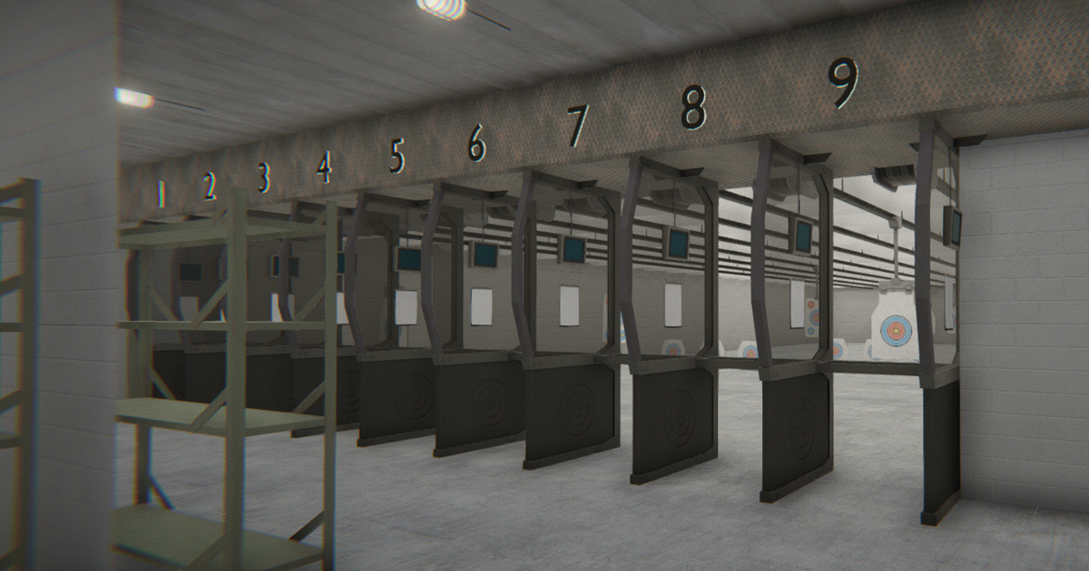 Shooting Range - basement | 3D Urban | Unity Asset Store