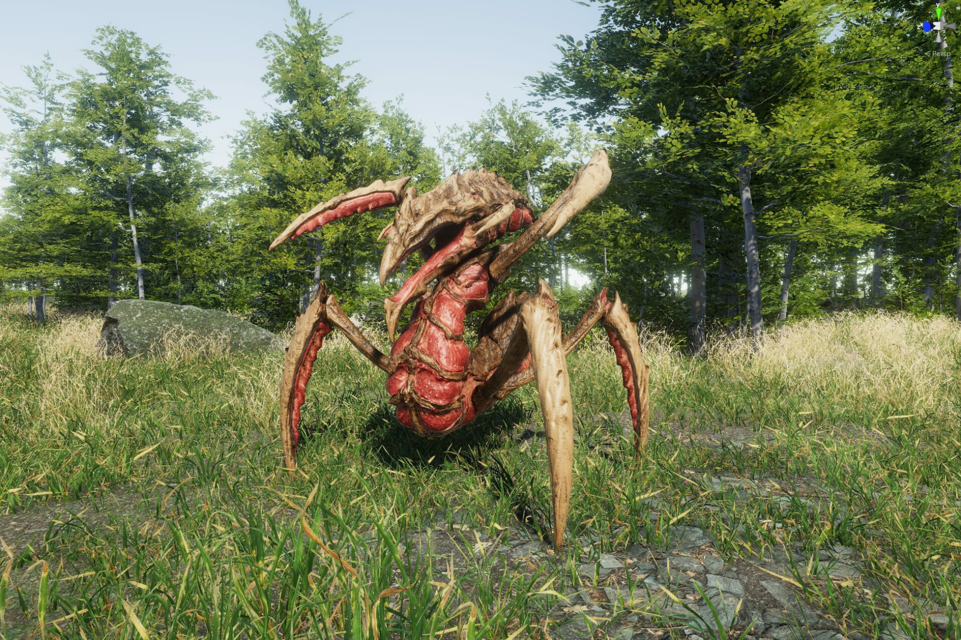 Alien Arachnoid Drone 3d Creatures Unity Asset Store