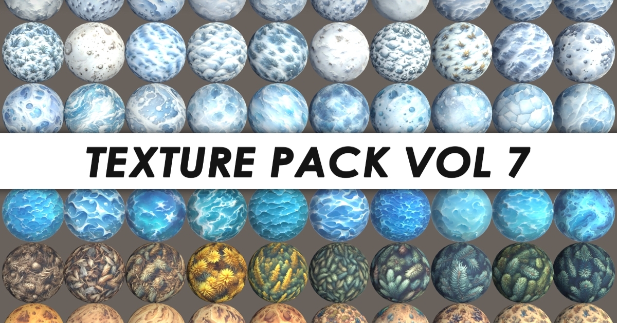 Hand Painted Textures - Pack Vol 7 | 2D Textures & Materials | Unity ...