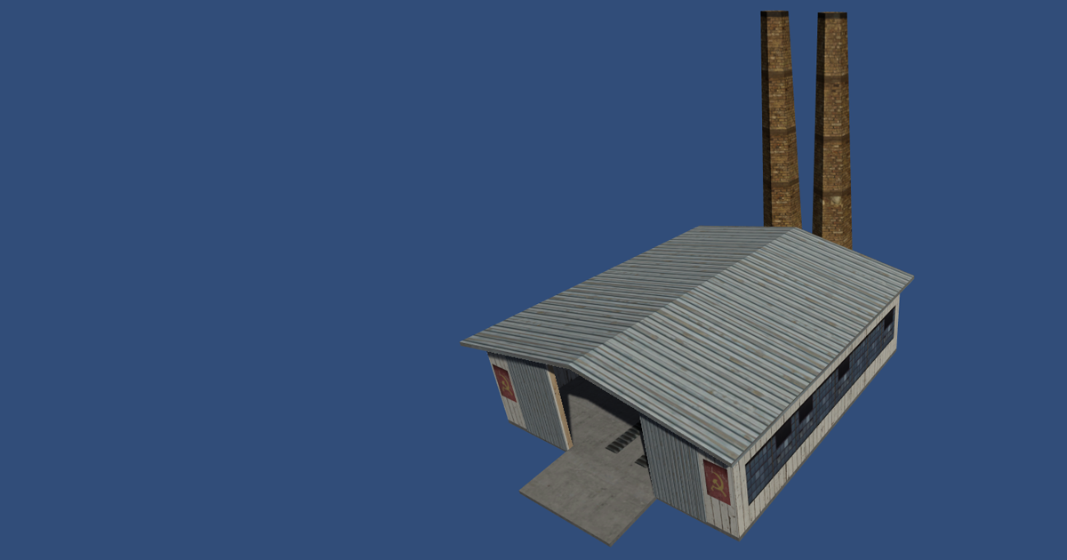 Soviet Tank Field Factory World War 2 | 3D | Unity Asset Store
