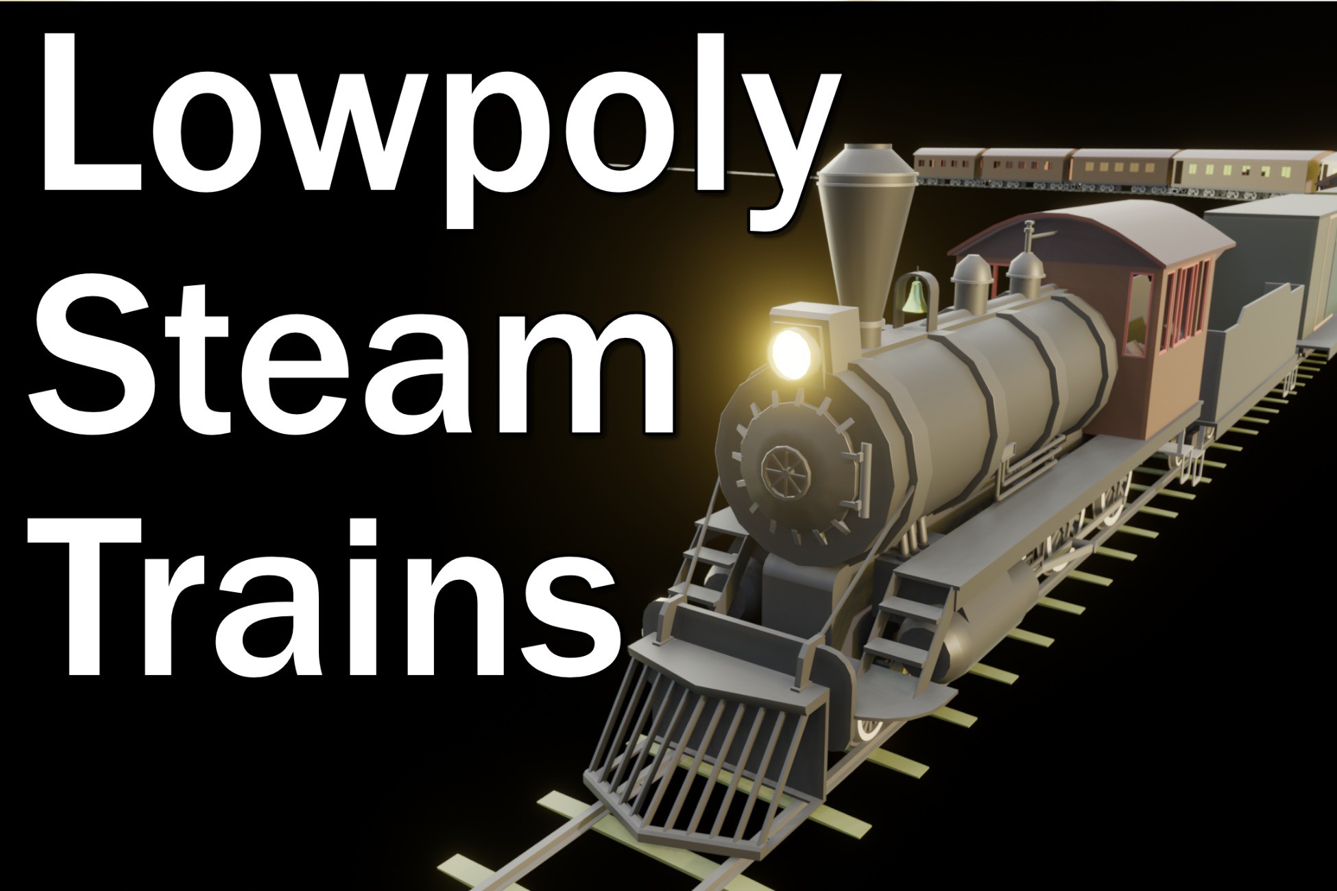 Lowpoly Steam Trains | 3D Land | Unity Asset Store