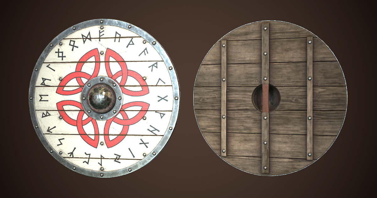 Viking Shield 09 | 3D Weapons | Unity Asset Store
