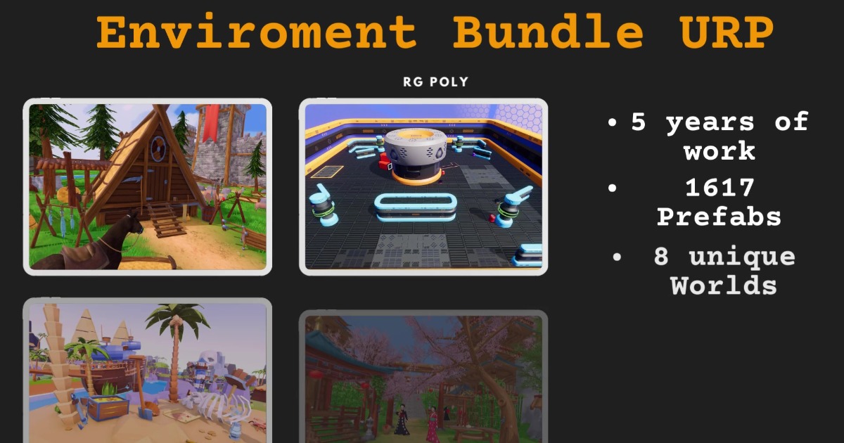 Environment Bundle 8in1 URP | 3D Environments | Unity Asset Store