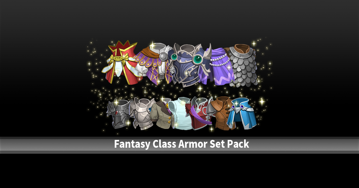 Fantasy Class Armor Set Pack | 2D Icons | Unity Asset Store