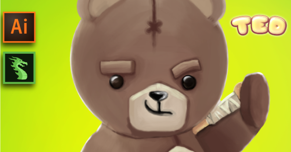Teddy Bear Ted | 2D 角色 | Unity Asset Store