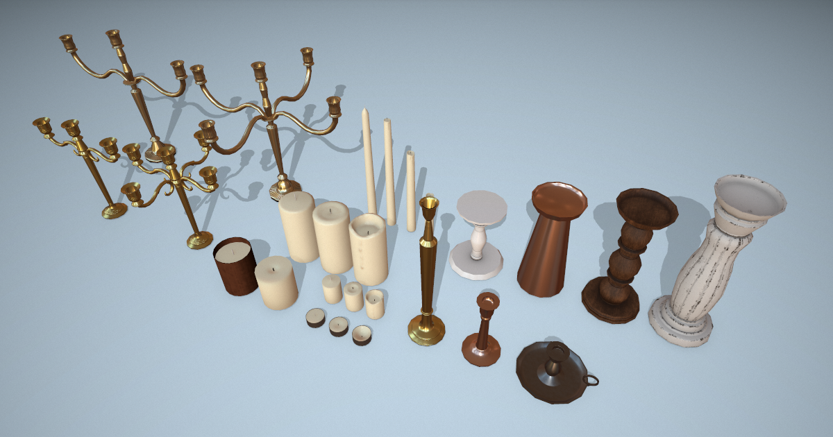 HDRP Ultimate Candle Pack | 3D Props | Unity Asset Store